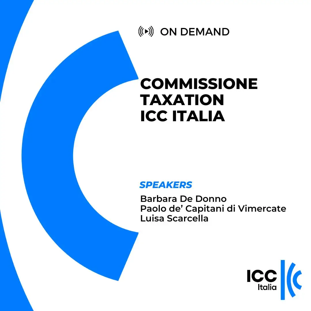 Open day | Commissione Taxation ICC Italia - ICC Italia Comitato ...